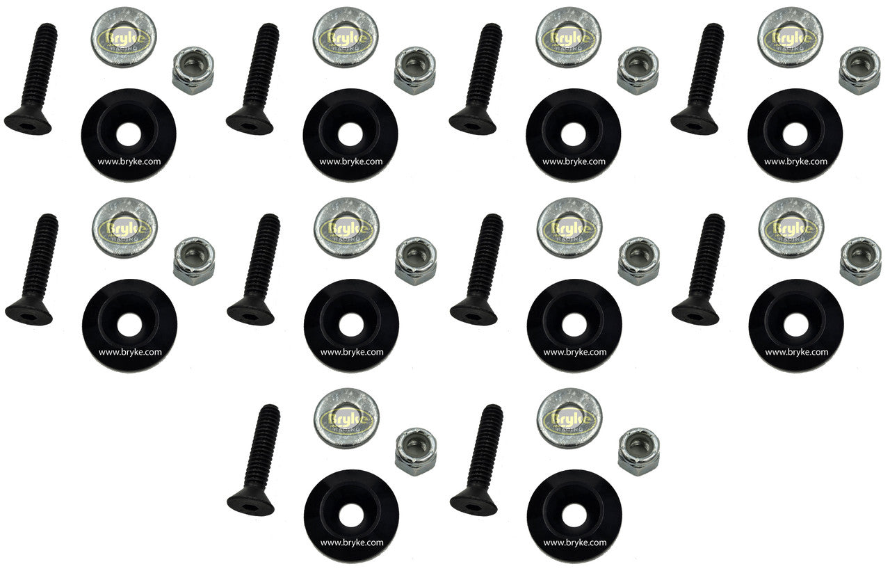 Valance Support Bolt Kit Black 10pk. – Bryke Racing