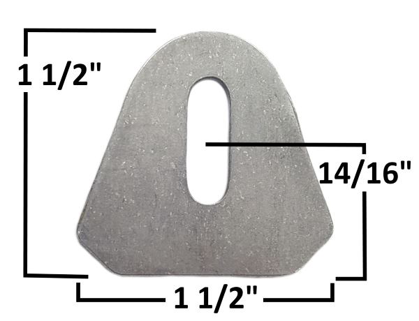 Body Tab Slotted .085in thick – Bryke Racing