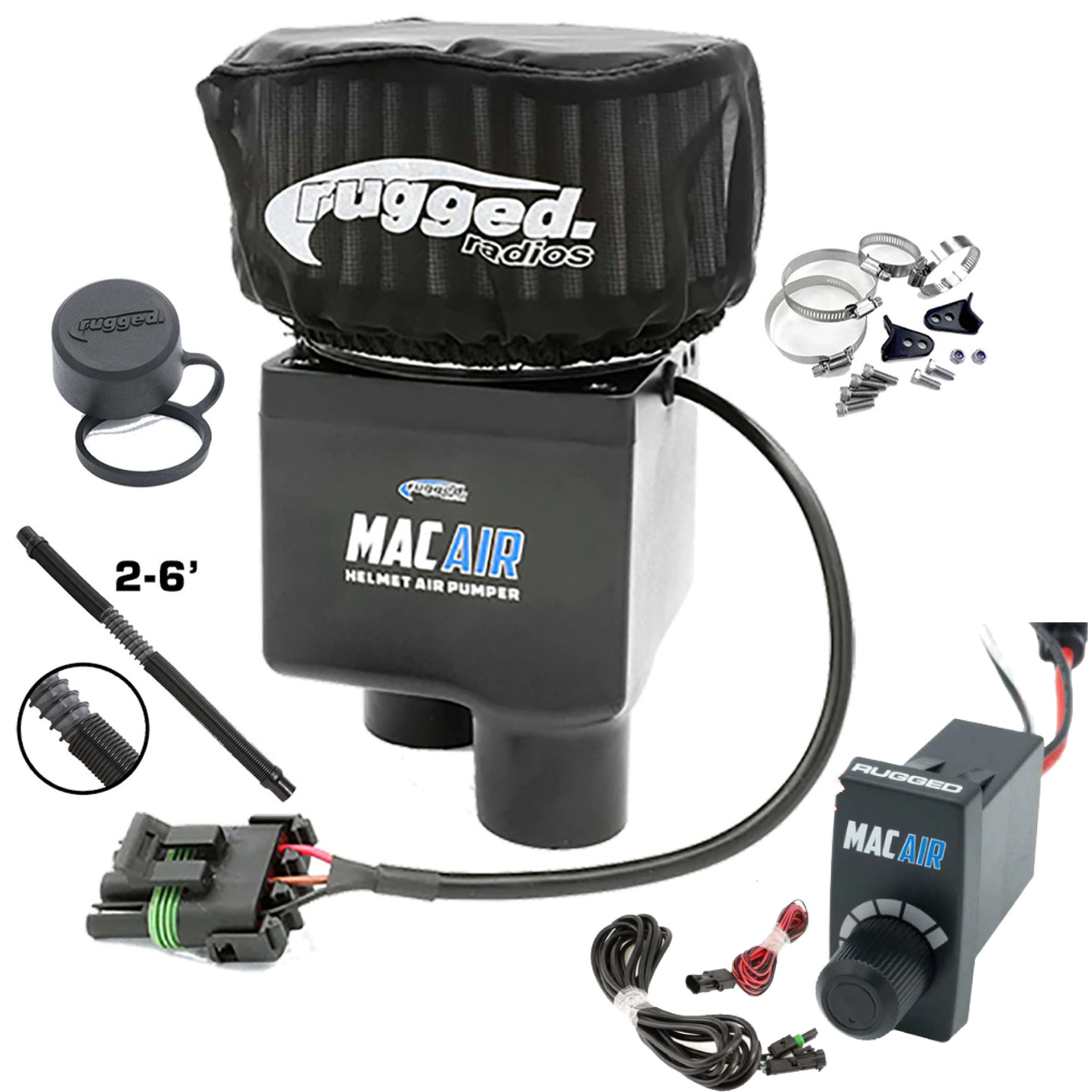 MAC Air Helmet Air Pump with Variable Speed Controller Circle Track Ki ...