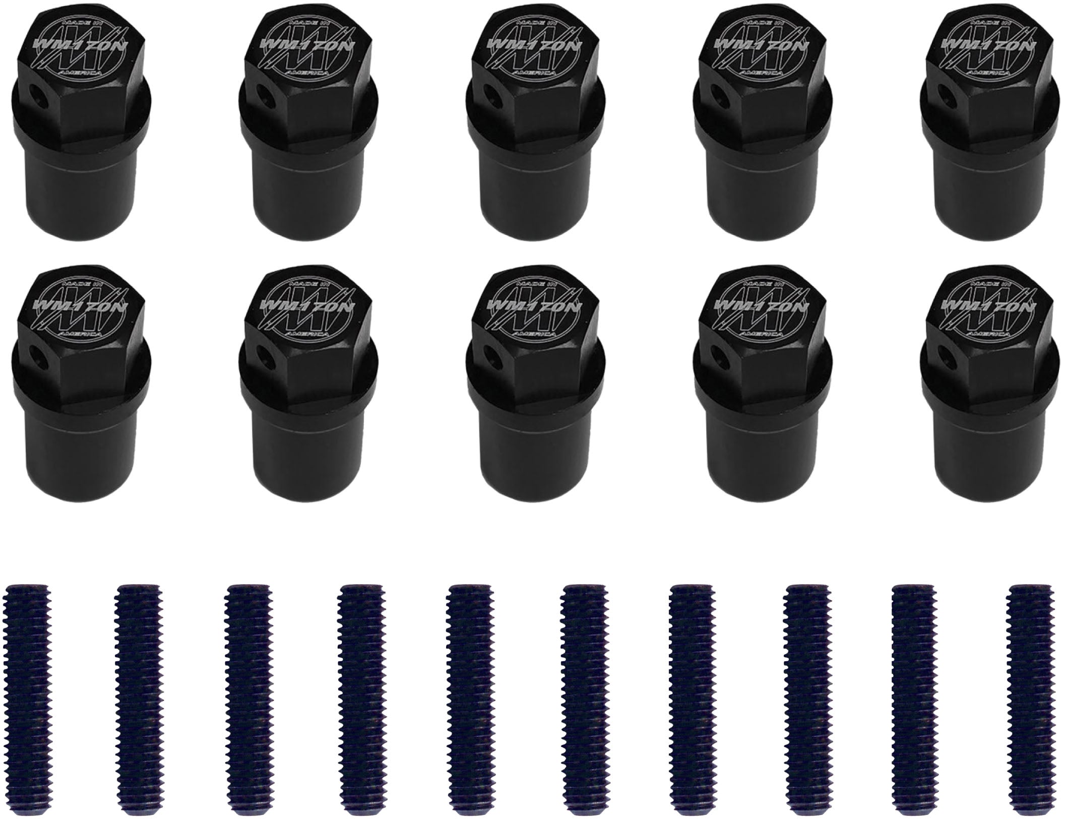 Wehrs Billet Quick Change Nut and Stud - 10 Pk – Bryke Racing