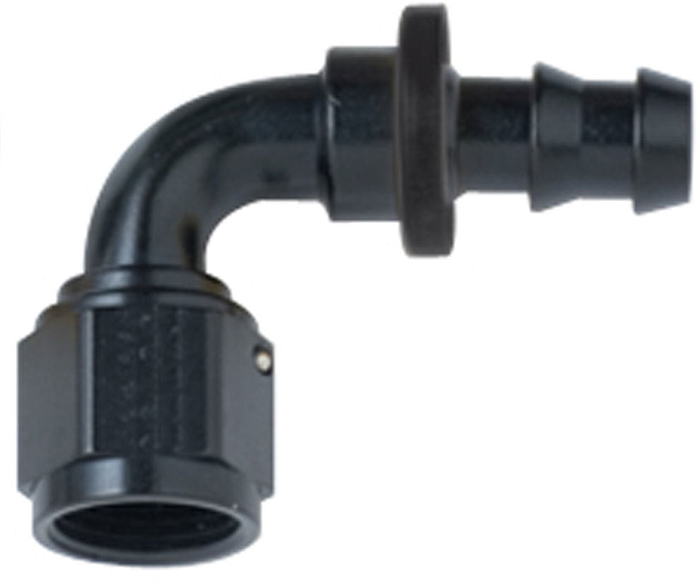 Hose Fitting #8 90 Degree Push-Lock Black – Bryke Racing