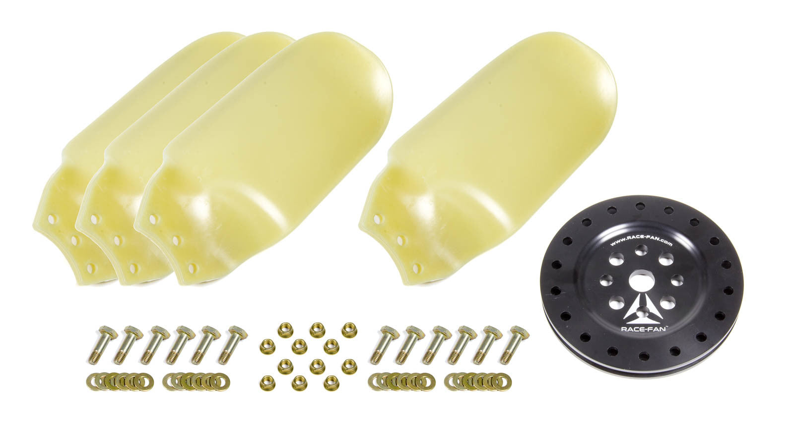 15in 4 Blade Race Fan Kit 5/8 Center Hub – Bryke Racing